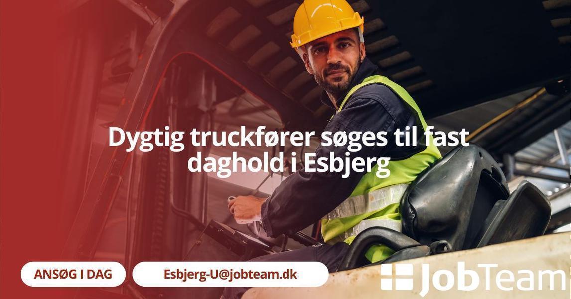 Truckfører med alsidig erfaring søges til Daghold I Esbjerg!