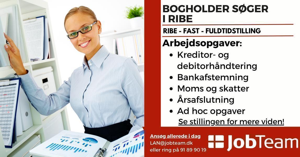 Bogholder søges I Ribe