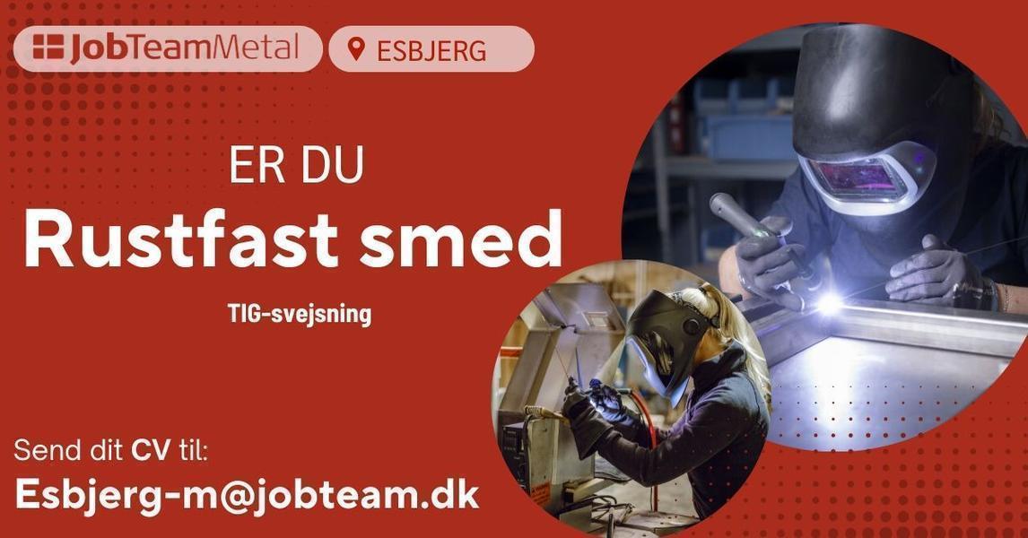 Klejnsmed med erfaring i rustfast stål søges!