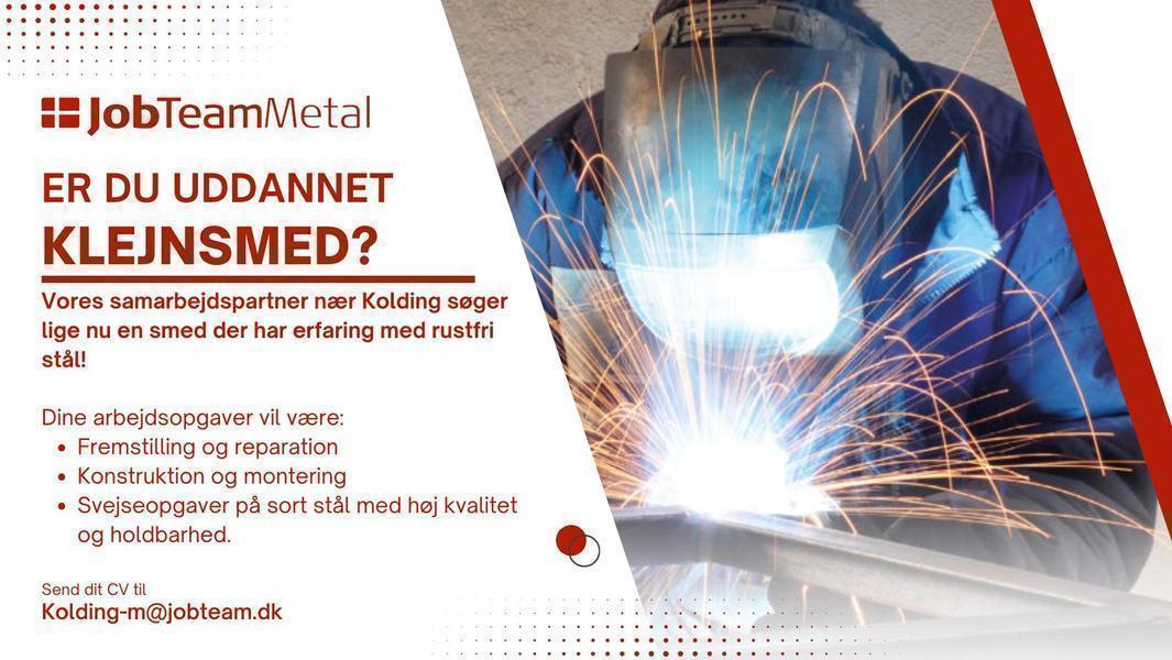 Rustfast klejnsmed søges nær Kolding!