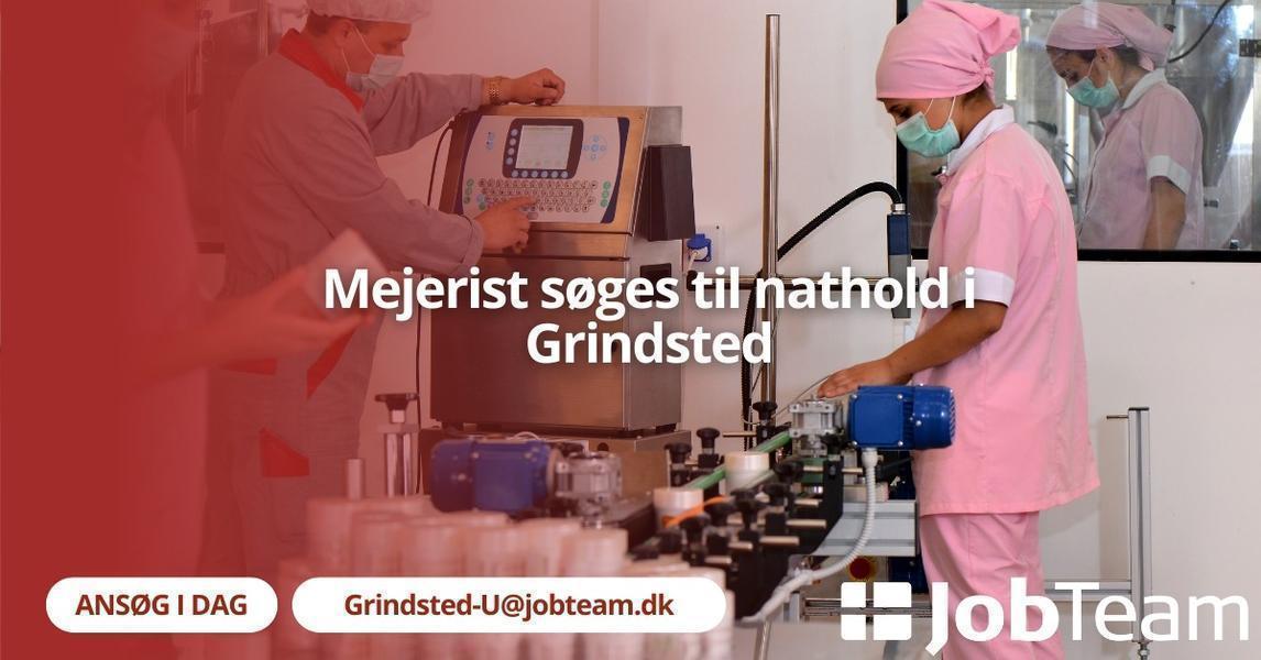 Mejerist søges til nathold i Grindsted