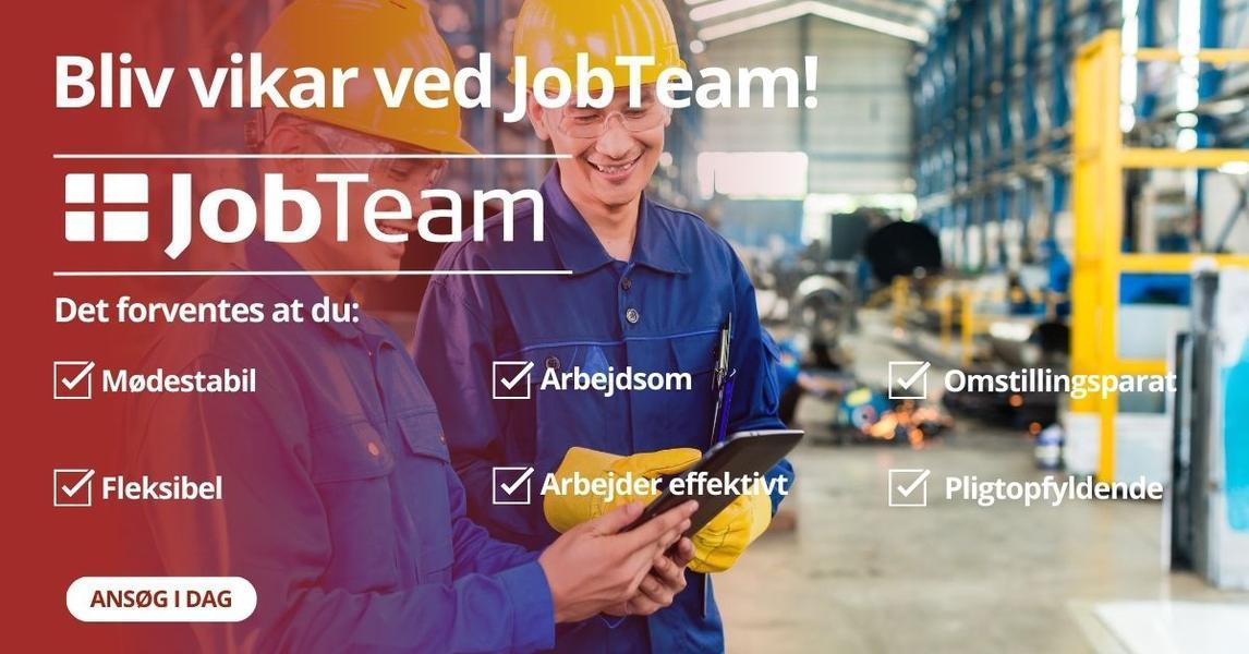 Bliv vikar ved JobTeam i Esbjerg og omegn!