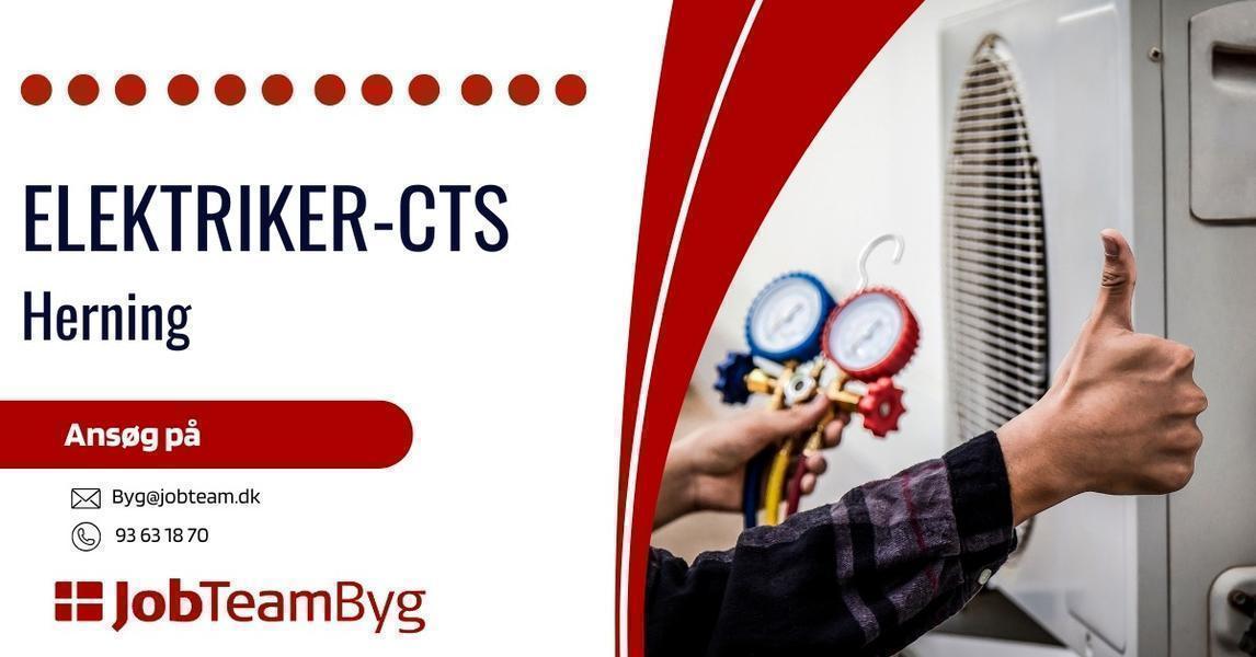Er du elektriker med erfaring i service, CTS og ventilation?