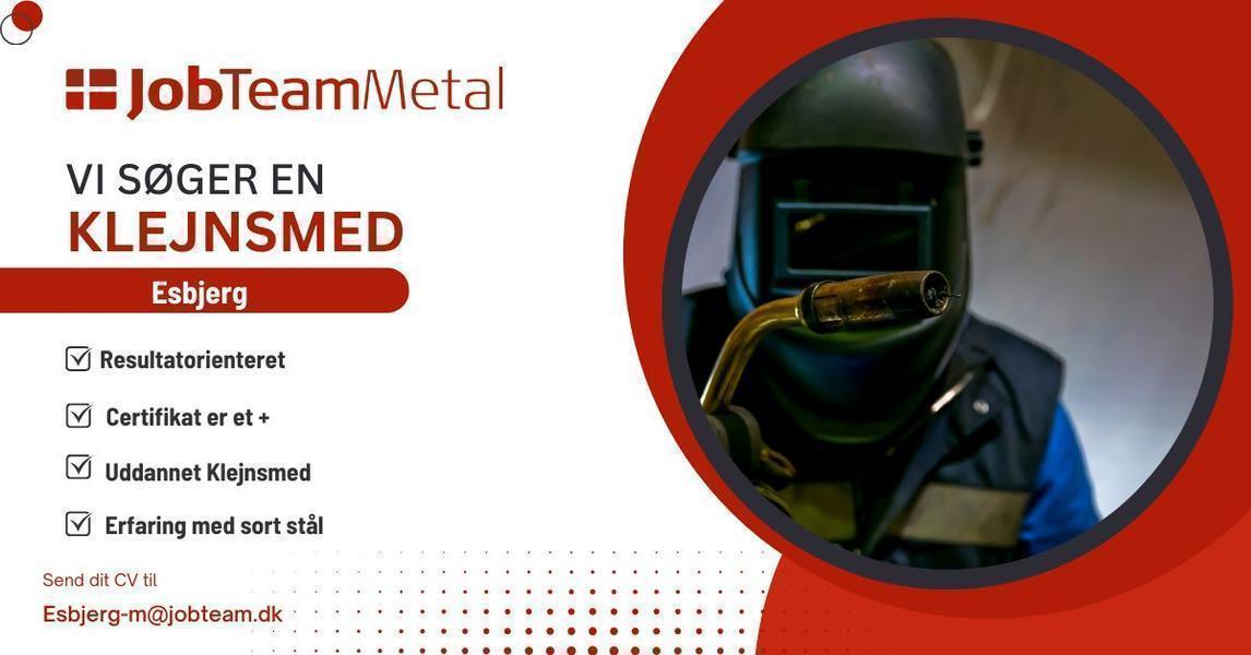 Klejnsmed søges til Esbjerg og omegn