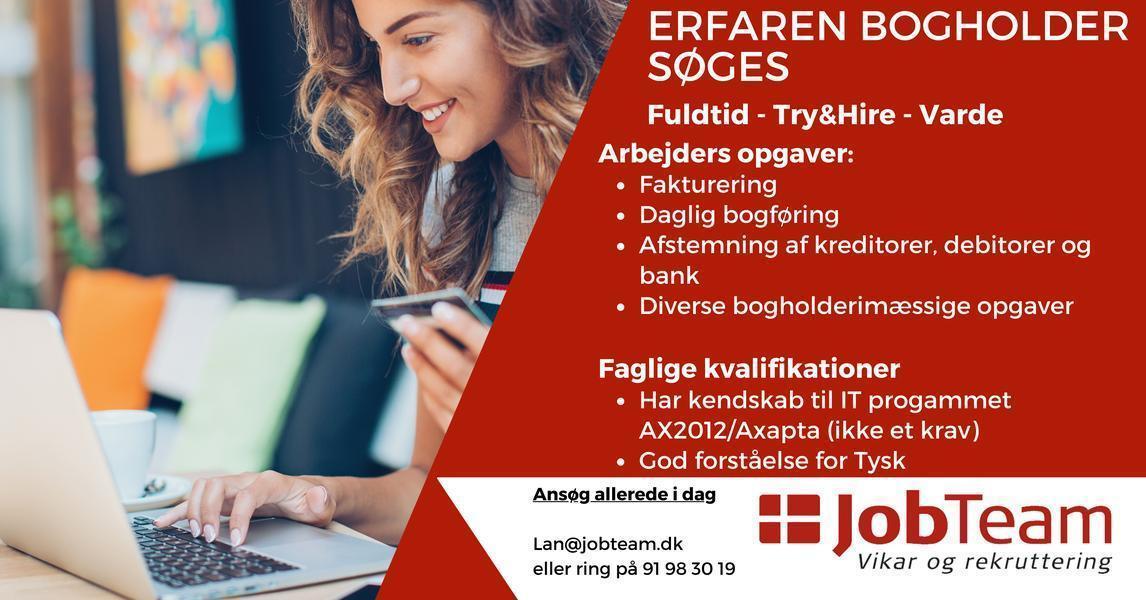 Bogholder søges I Varde