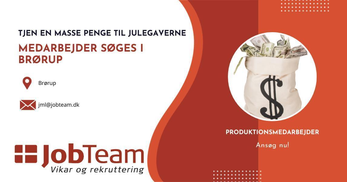 Vil du tjene en masse penge til julegaver, så læs med her! Medarbejder ...